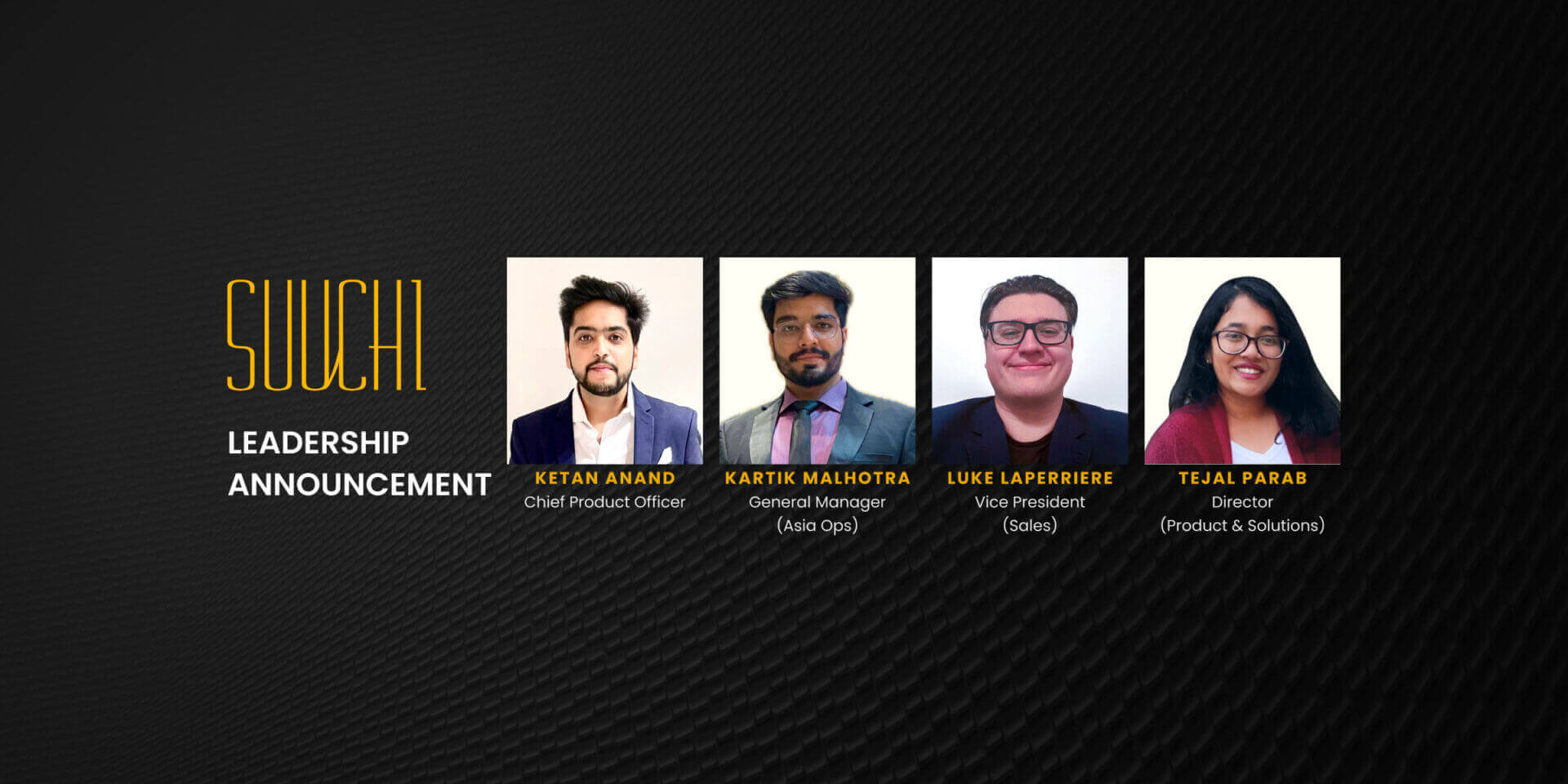 SUUCHI Inc. Announces Key Leadership Team Promotions | Suuchi Inc